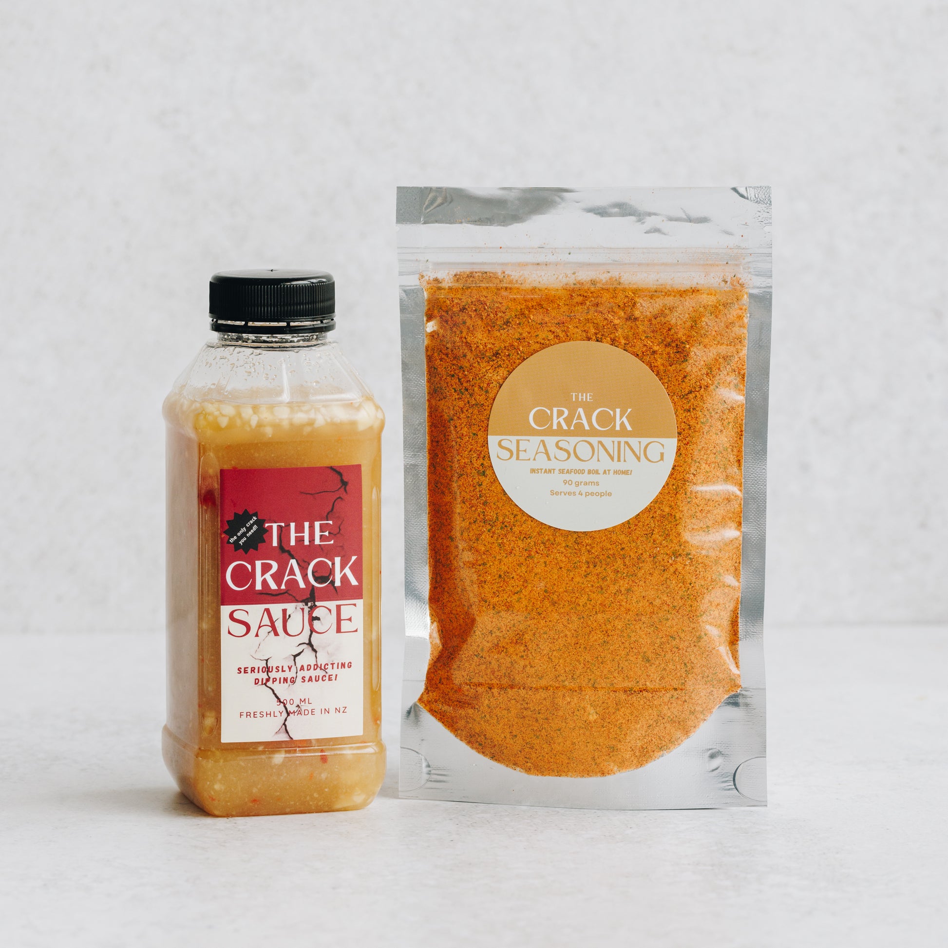 Crack Pack (1 Spicy Sauce & 1 Crack Seasoning) – CrackandCo